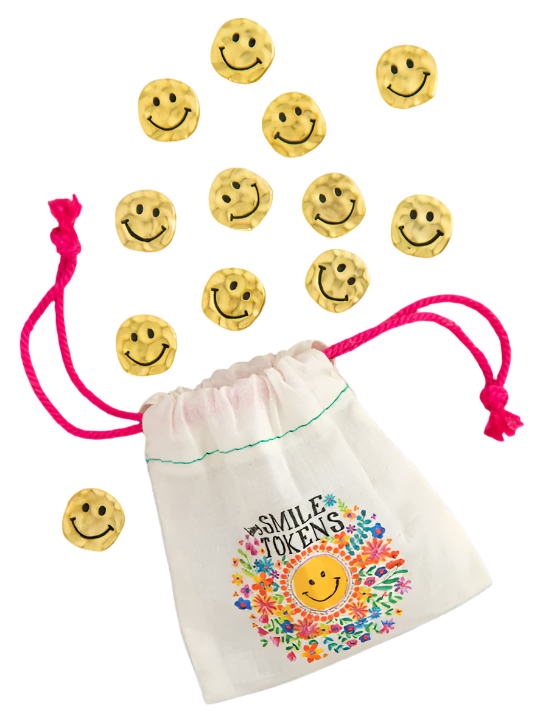 Natural Life | Smiley Face Tokens | Philippa Roberts Shop