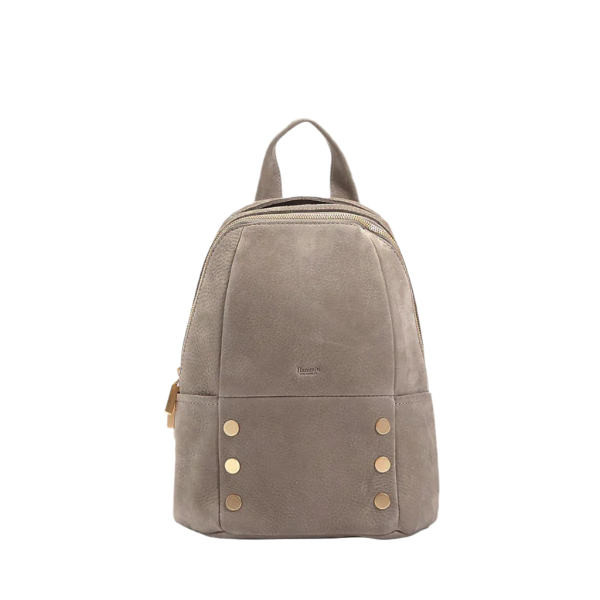 Hunter Leather Backpack - Medium Grey Natural – Philippa Roberts