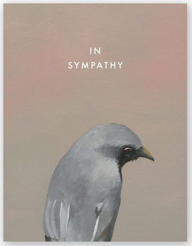 Mincing Mockingbird | Bird Sympathy Card | Philppa Roberts Shop ...